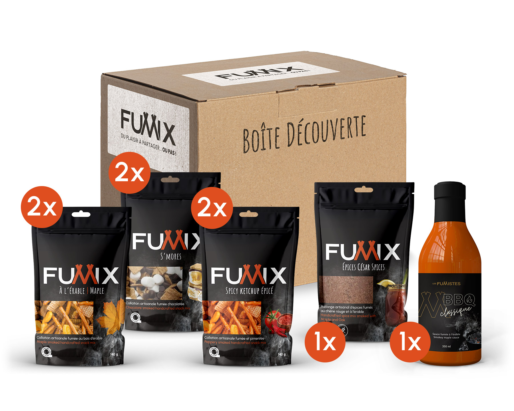 Boîte découverte: Découvre nos délices fumés - Fumix