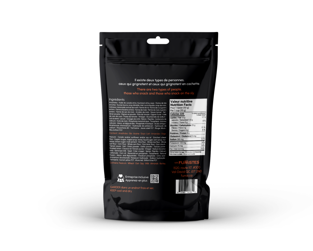 Grignotines à l'érable - Fumix